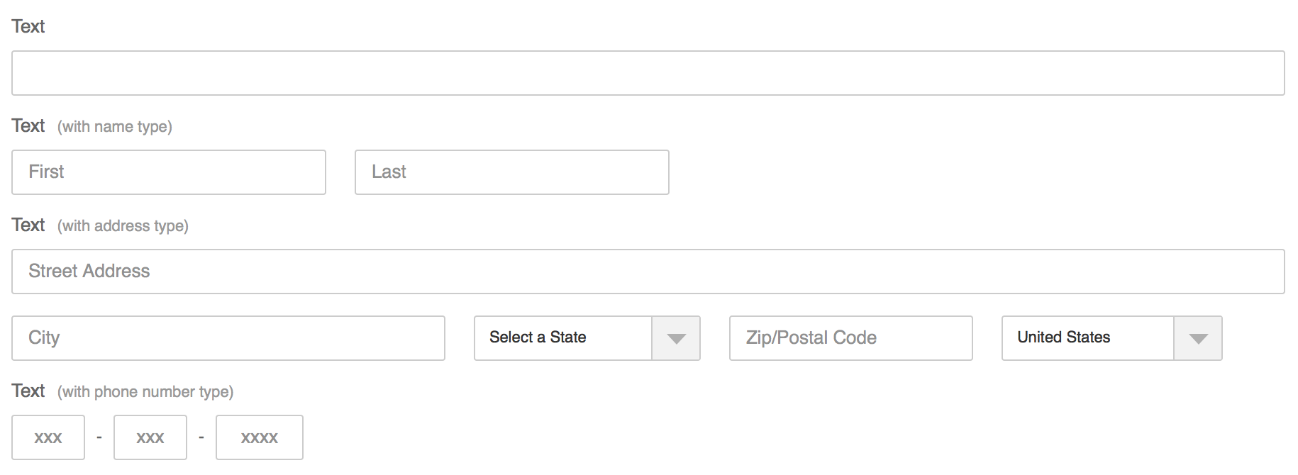 Field Types BigTree CMS